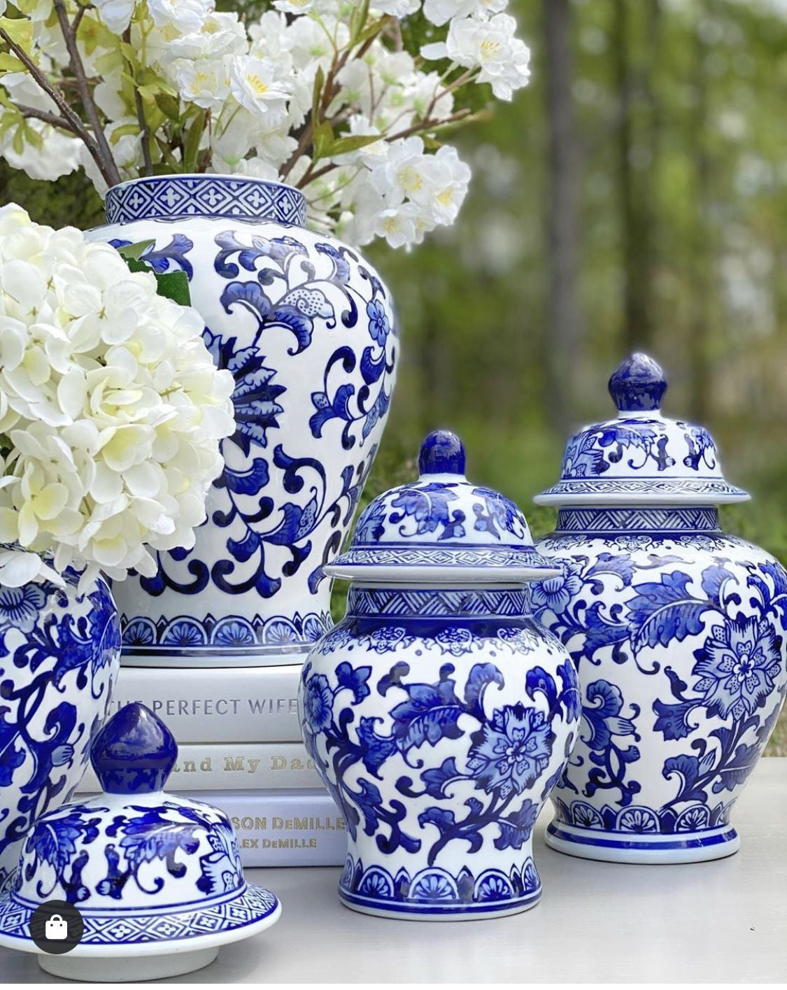 Blue Pottery – Fantasia Florist